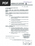 Bureau of Customs Customs Memorandum Order No. 09-2021 | PDF