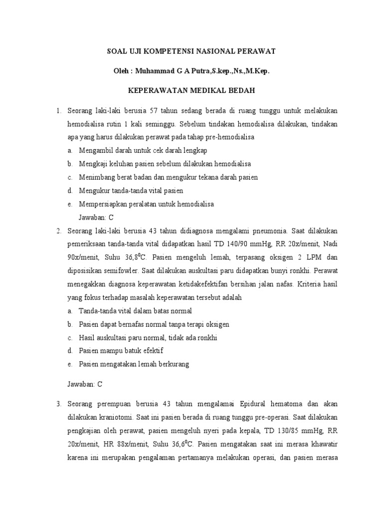 Soal | PDF | Pengembangan Diri | Sains & Matematika