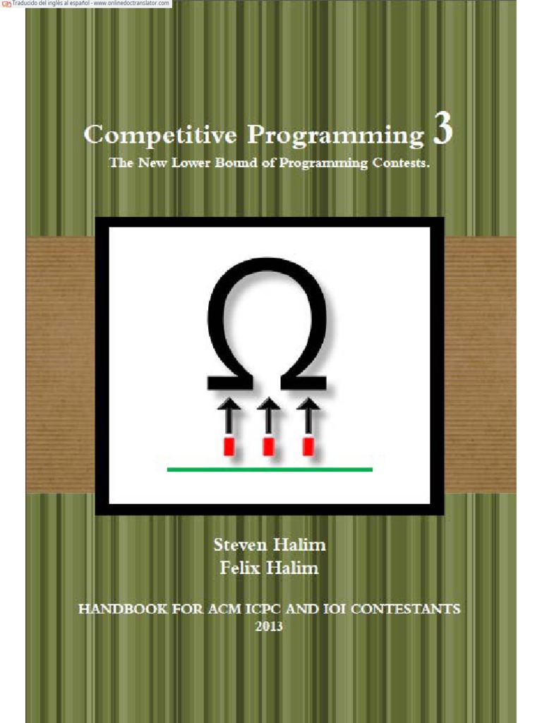 Competitive Programming 3-Comprimido (001-100) .En - Es | PDF | Programación de computadoras ...
