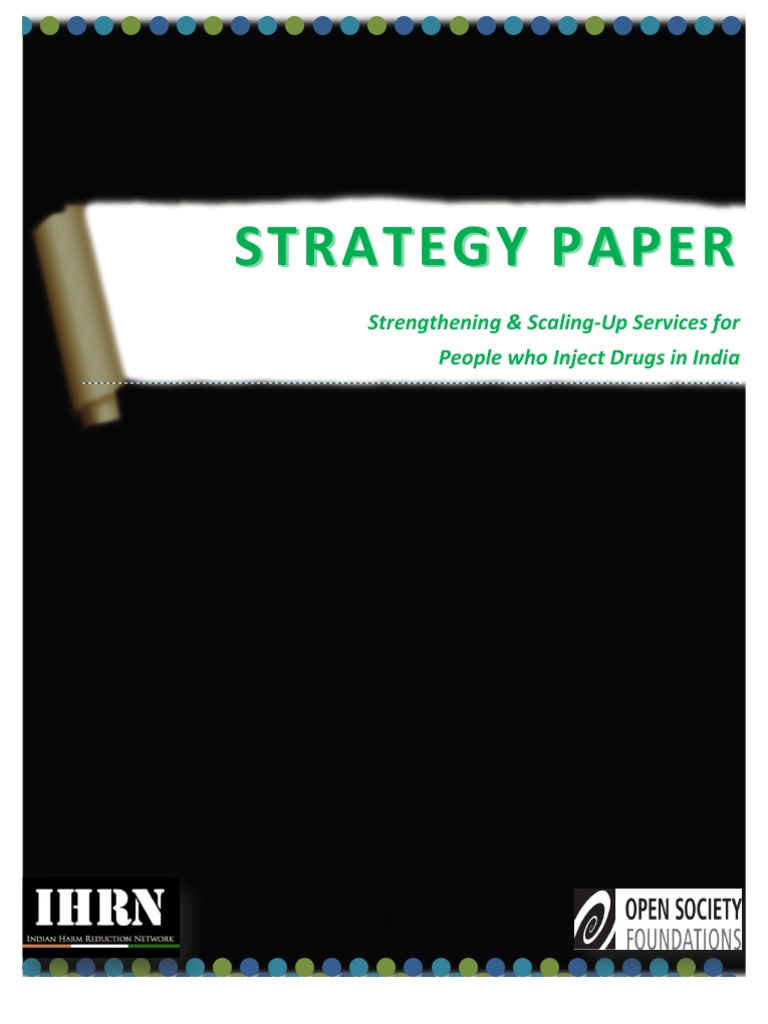 Strategy Paper Strategy Paper | PDF | Syringe | Hiv/Aids