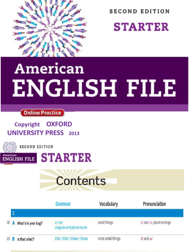 AEF Student Book Starter 3A-3B | PDF