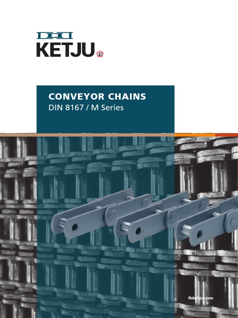 Conveyor Chains: DIN 8167 / M Series | PDF | Materials | Mechanical ...