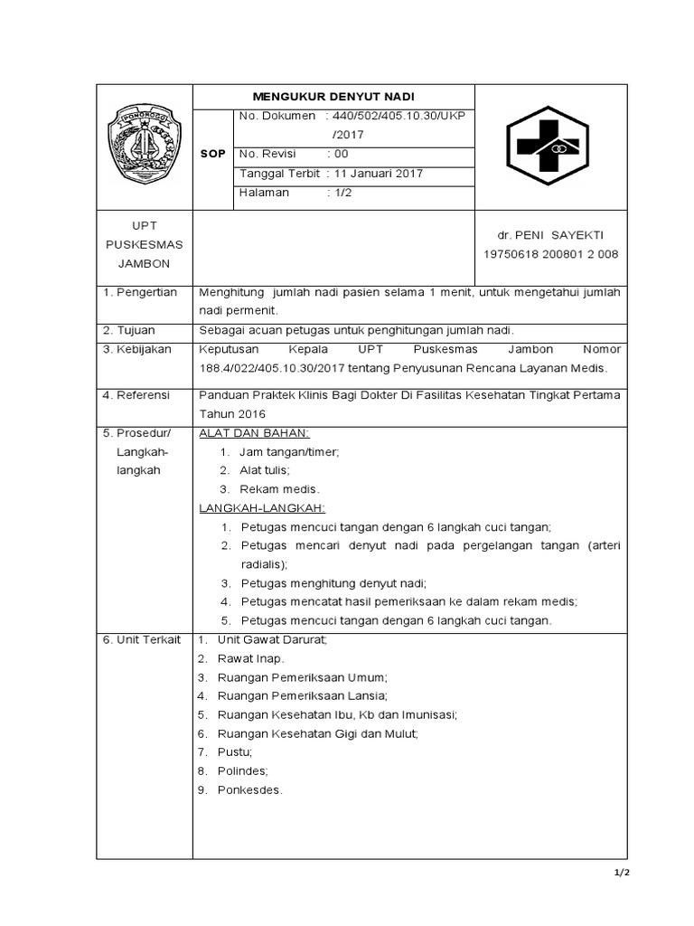 Mengukur Denyut Nadi | PDF | Sains & Matematika