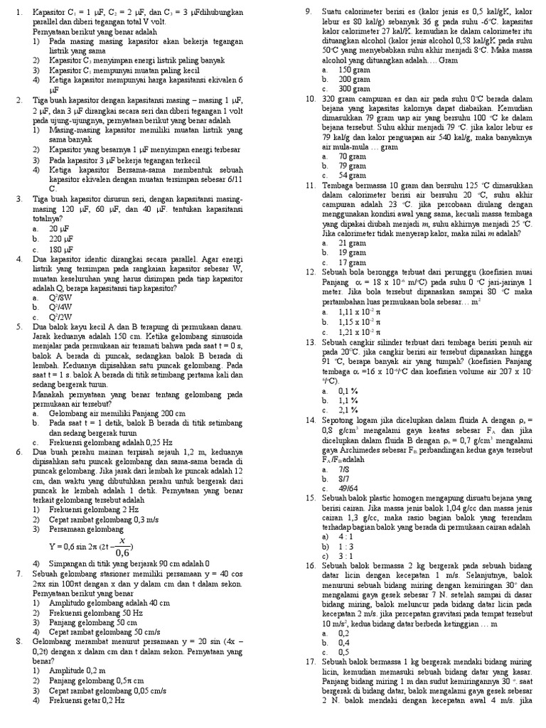 Latihan UTBK Final 1 | PDF