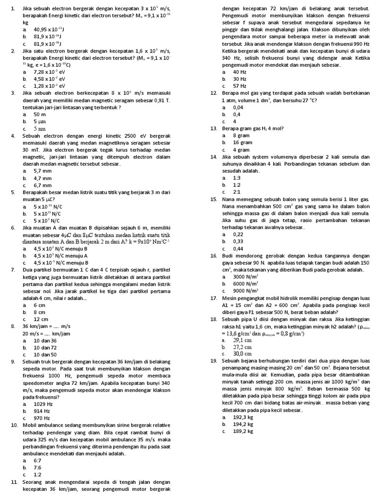 Latihan UTBK Final 3 | PDF