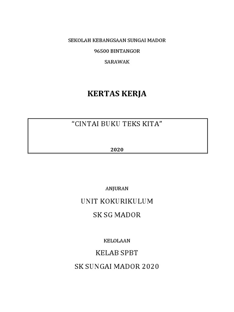 Cintailah Buku Teks | PDF