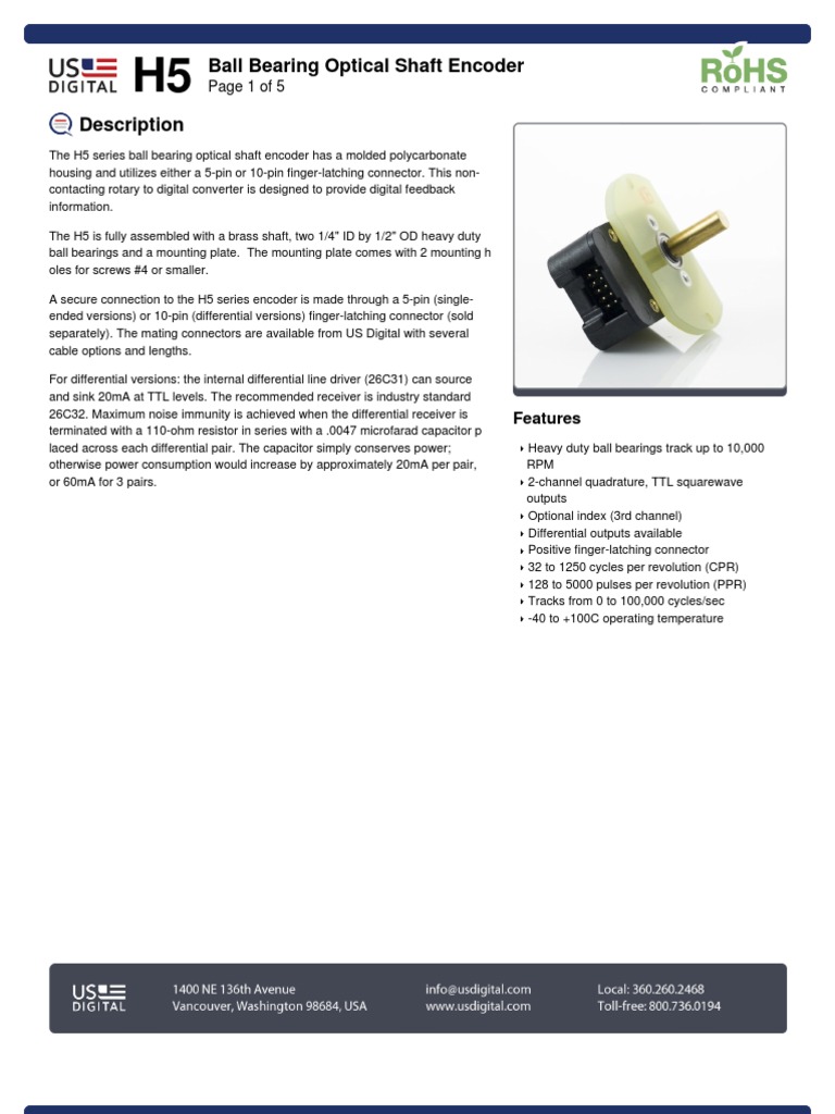 119 h5 Datasheet 1 | PDF | Electrical Connector | Cable
