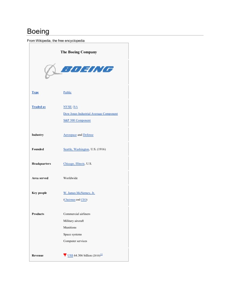 Boeing | PDF | Boeing | Airbus