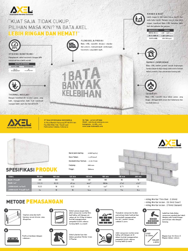 Flyer AXEL INDONESIA | PDF