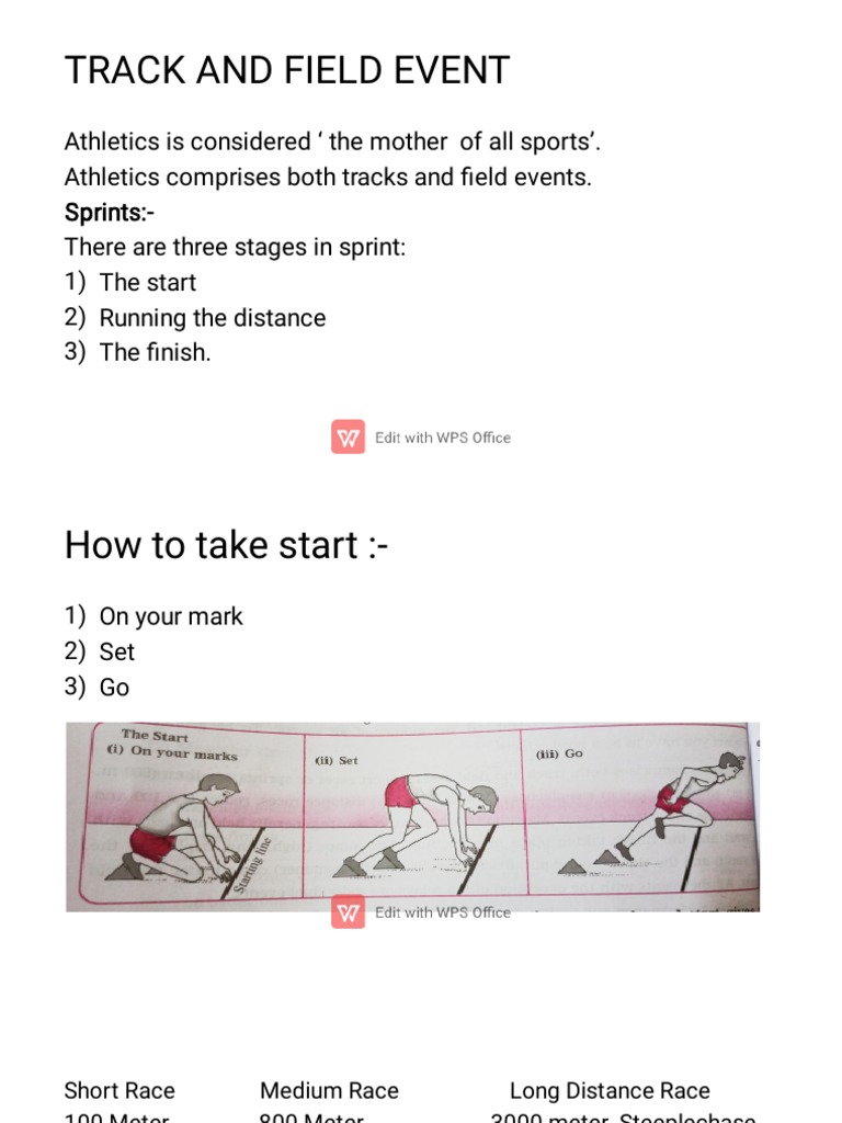 Track and Field Event | PDF