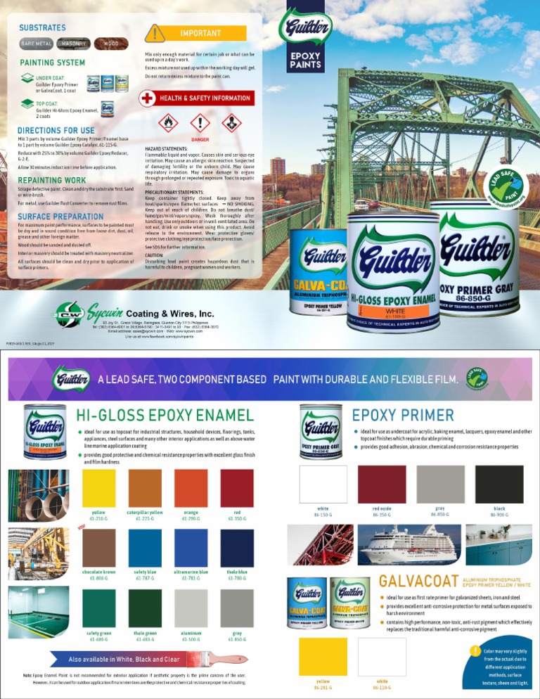 Guilder Epoxy Enamel Primer - Dhx7exh | PDF