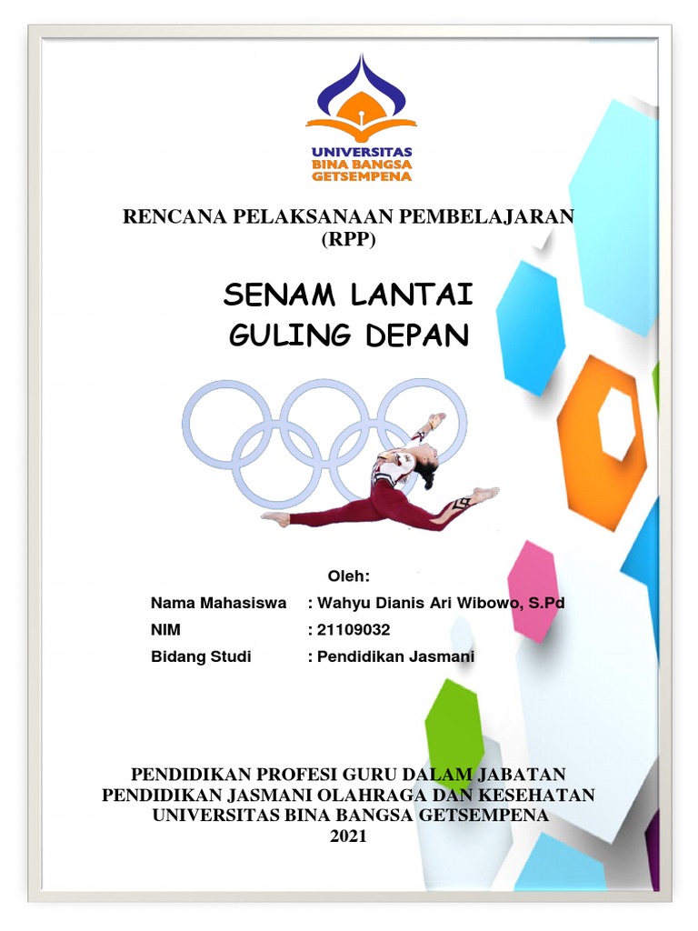 RPP Senam Lantai: Guling Depan | PDF | Karier & Perkembangan