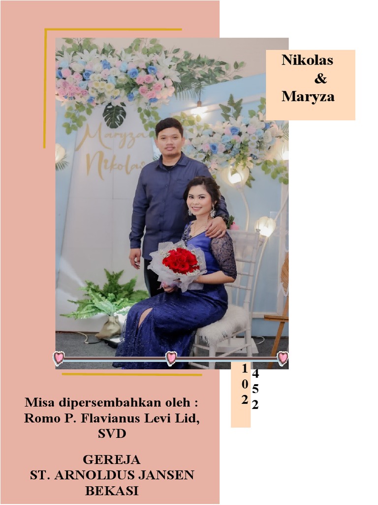 Buku Misa Pernikahan Niko & Maryza | PDF