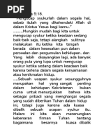 Khotbah Ucapan Syukur Ulang Tahun | PDF | Agama & Spiritualitas | Gaya Hidup