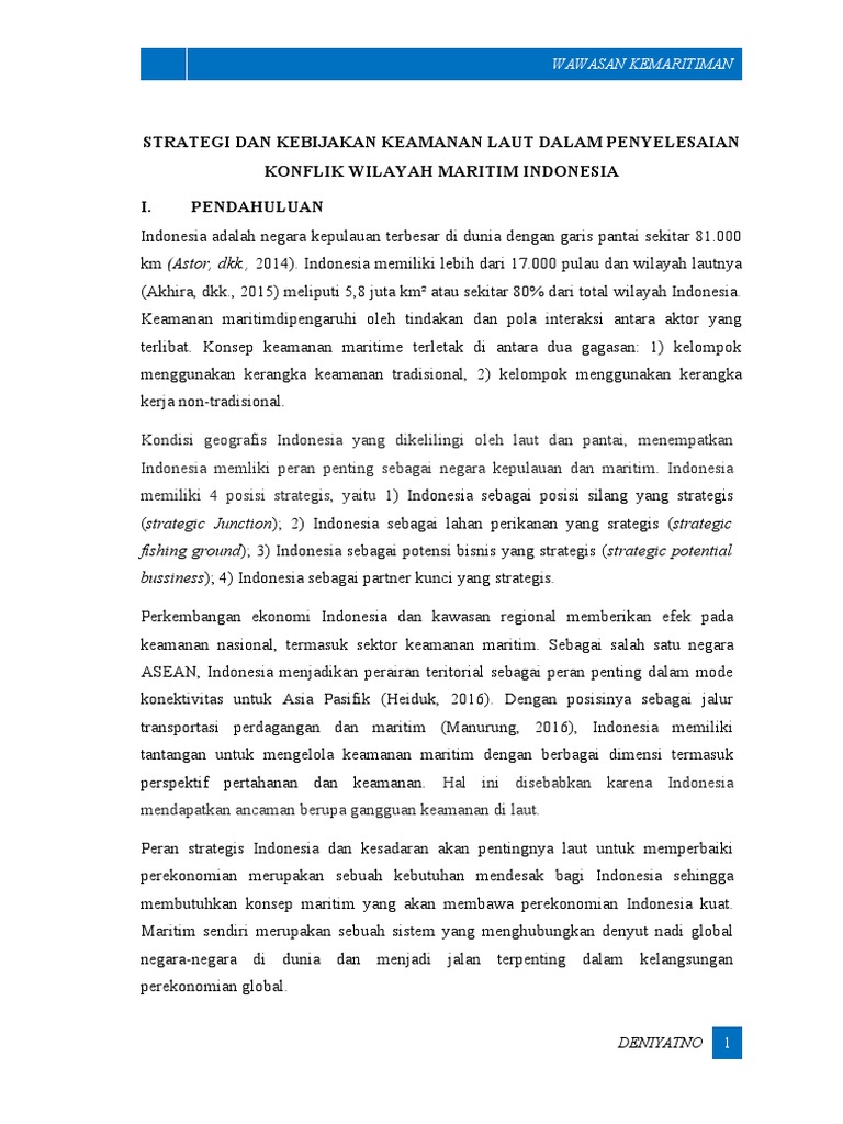 Strategi Maritim | PDF