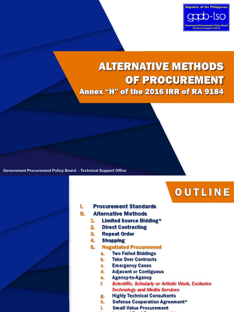 Alternative Methods of Procurement.05282018 - EDITED | Download Free ...