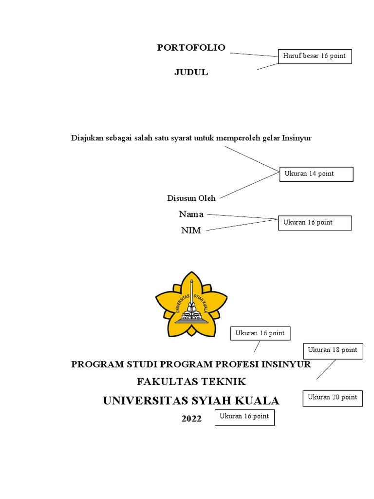 Format Portofolio PPI New | PDF