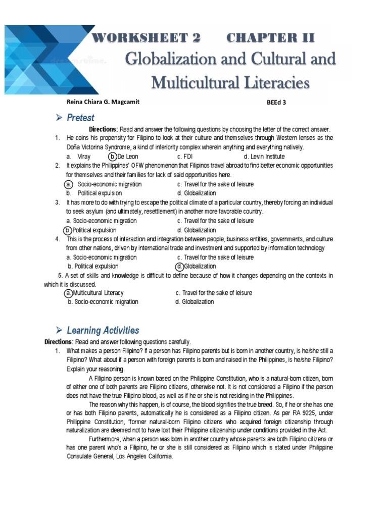 Worksheet 2 Chapter 2 Building and Enhancing Magcamitreina Chiara | Download Free PDF ...