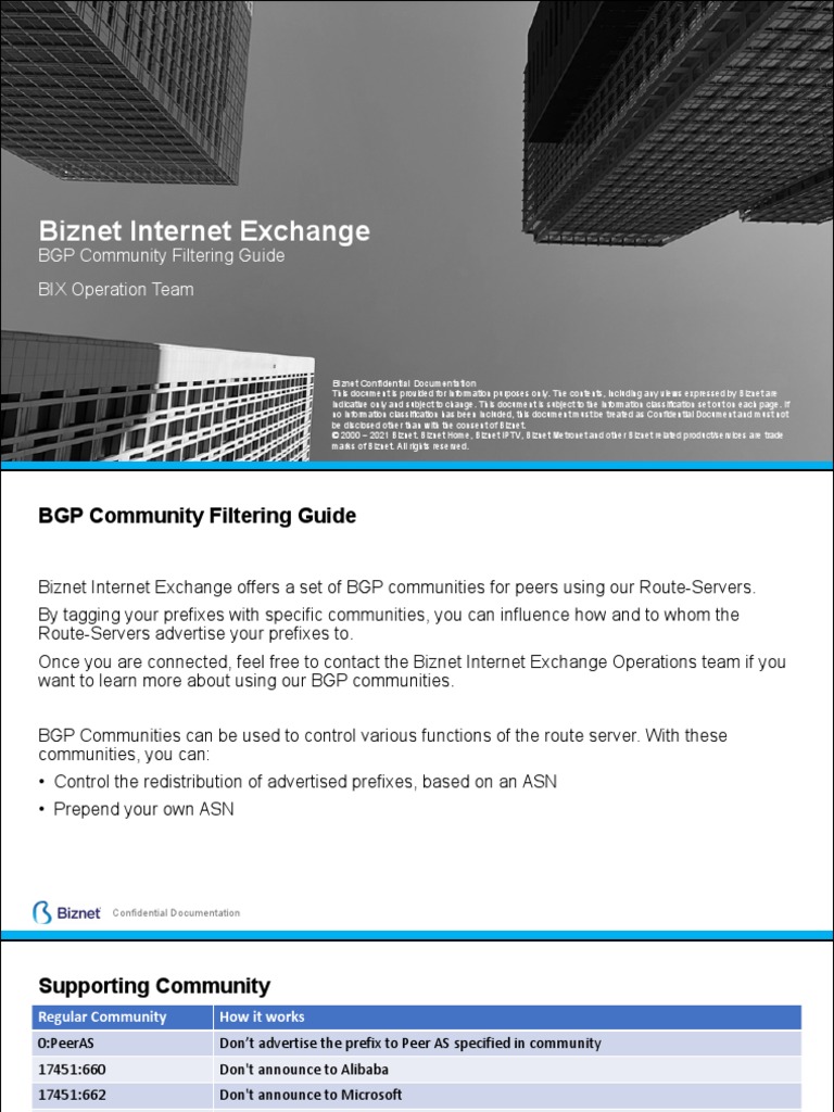 Biznet Internet Exchange - Community Guide | PDF | I Pv6 | Internet ...