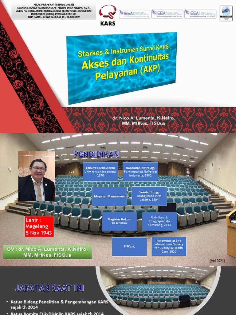 Instrumen Survei KARS Bab-AKP 06-2022 | PDF