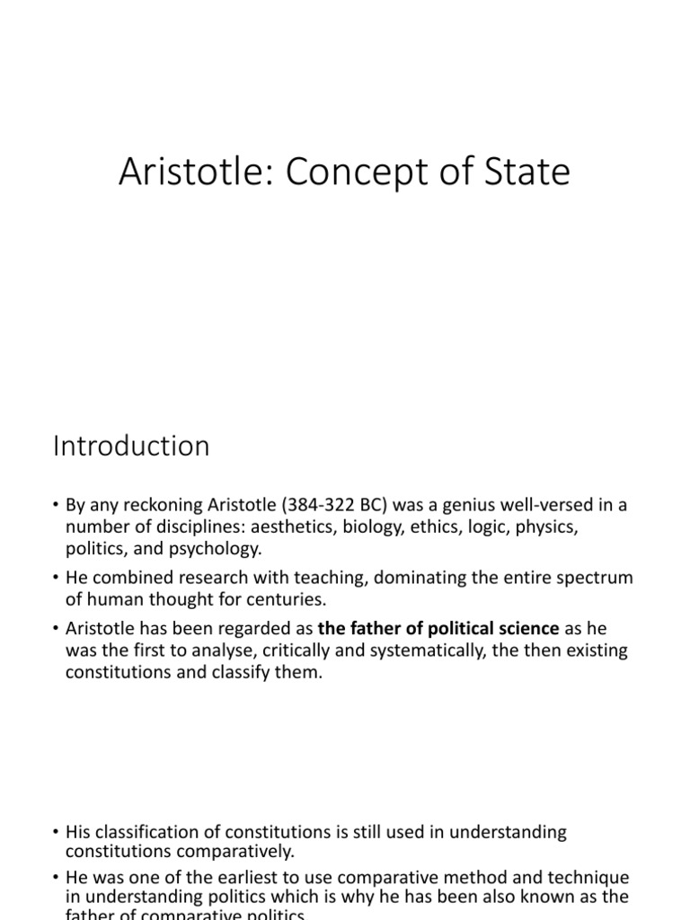 Aristotle's State Theory Explained | PDF | Aristotle | Plato