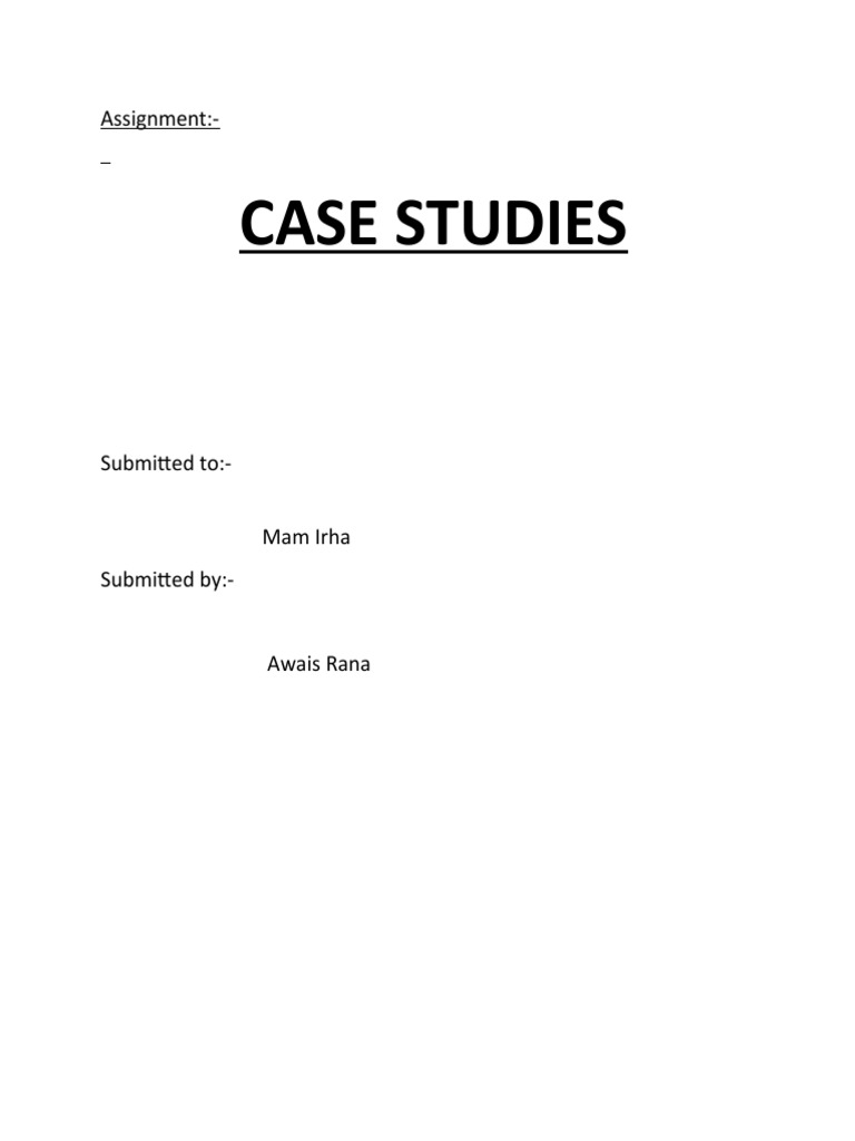 Case Studies: Assignment | PDF | Exports | Multinational Corporation