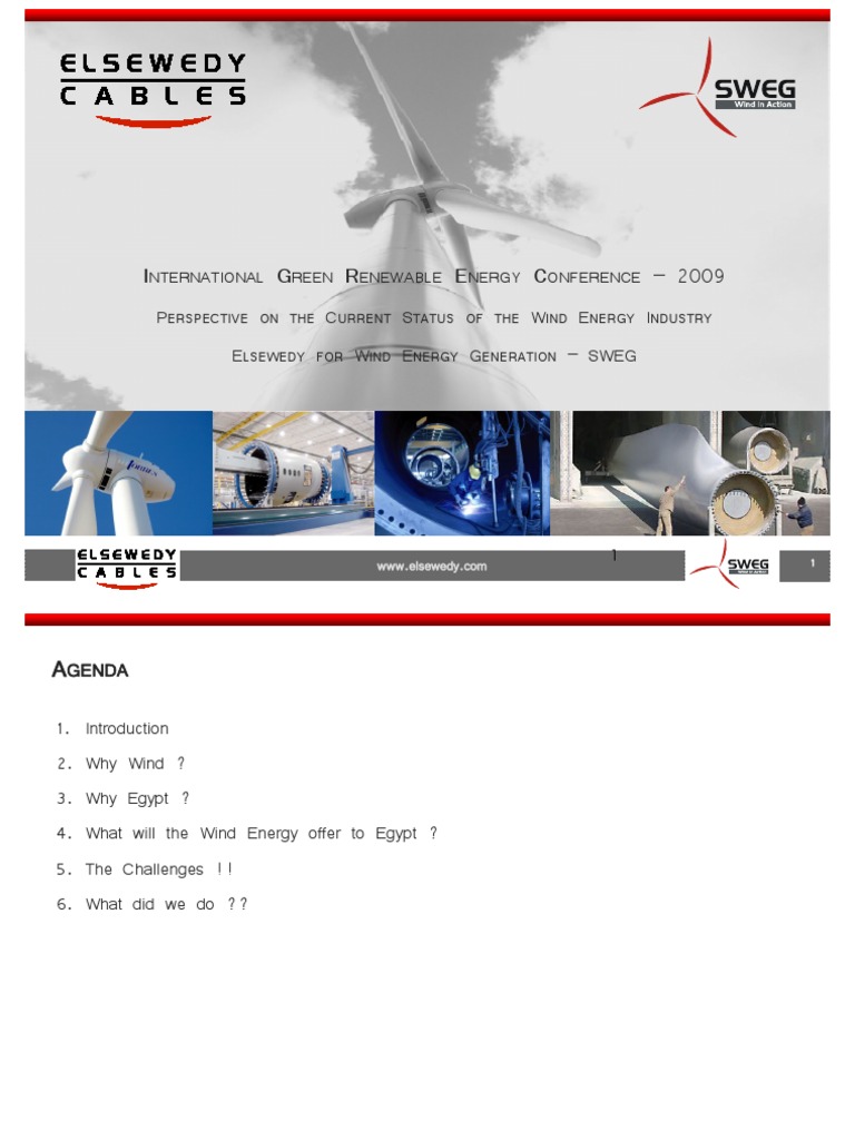 Perspective On The Current Status of The Wind Energy Industry | PDF ...