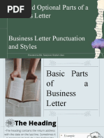 Semi Block Format Letter Sample | PDF | Paragraph | Résumé