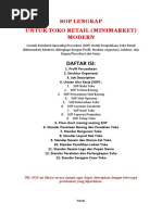 Sop Toko Retail Modern | PDF