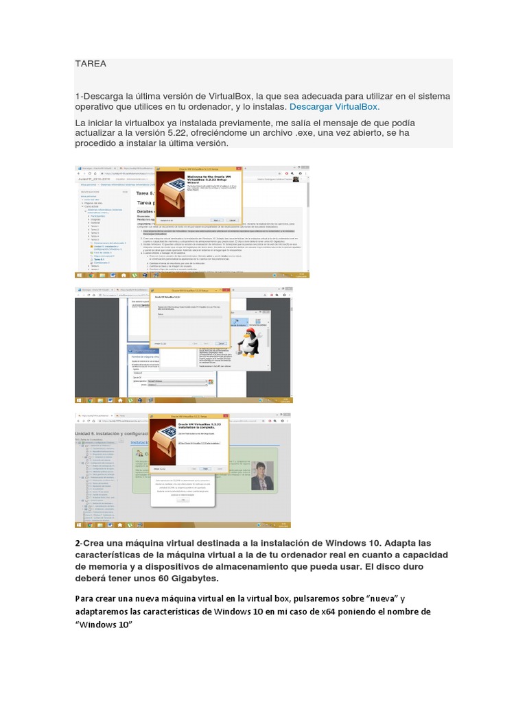 SI05 Tarea | PDF | Windows 10 | Microsoft Windows