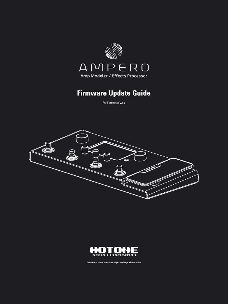 Ampero V3.x Firmware Update Guide en V05 200623.1629087816272 | PDF ...