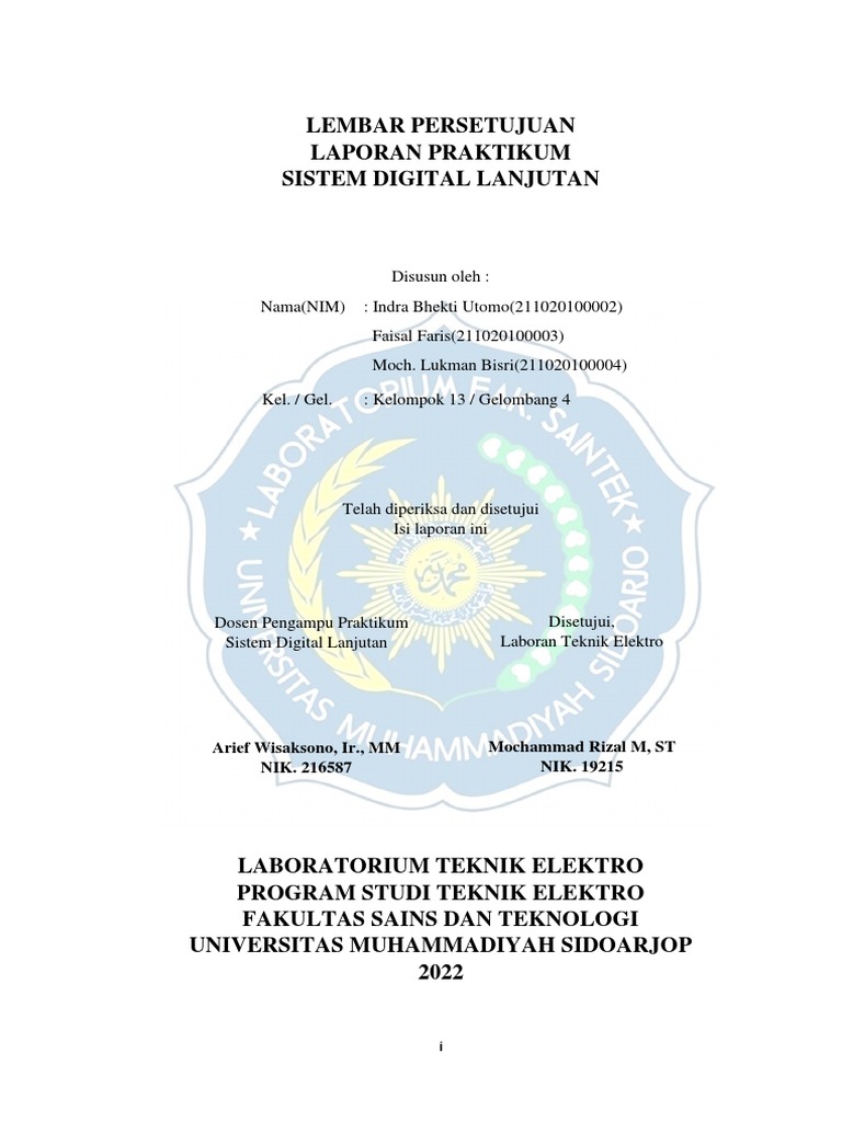 Modul Praktikum Sistem Digital2 | PDF