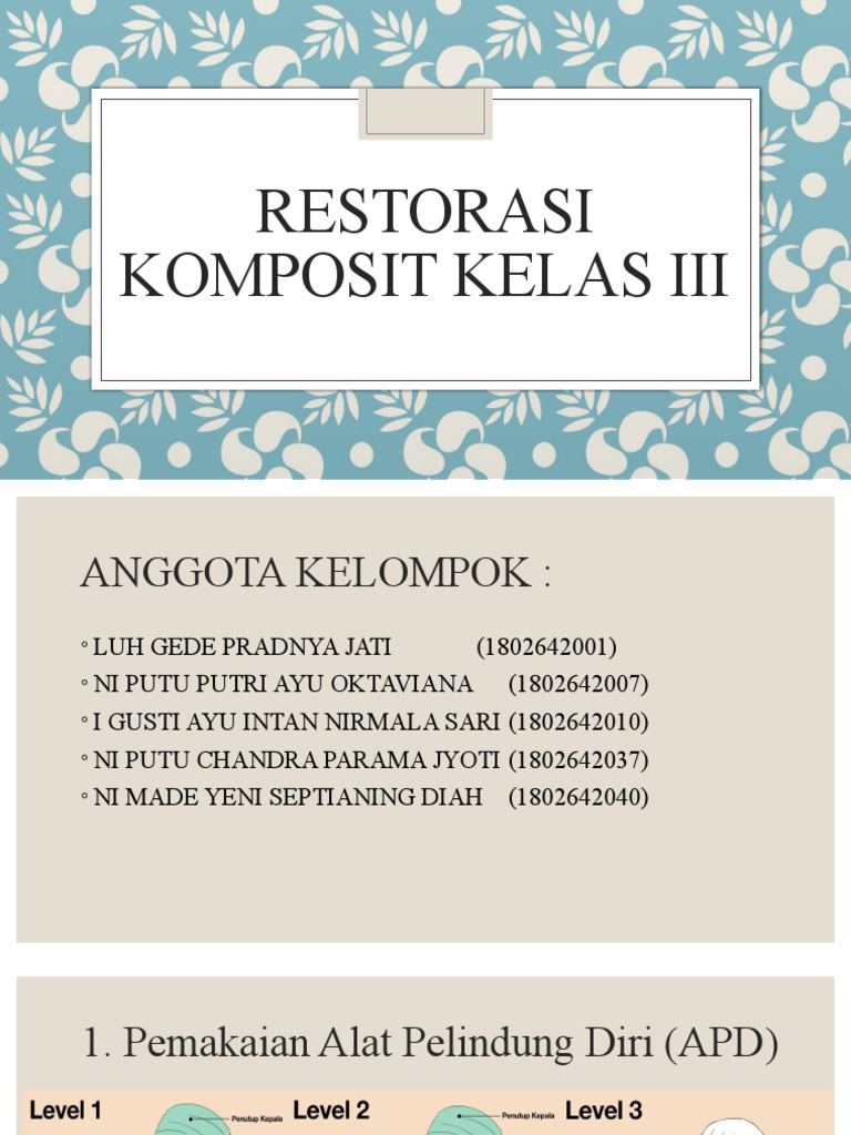 RESTORASI KOMPOSIT KELAS III | PDF
