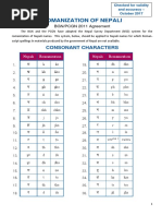 Nepali Alphabet and Typing Guide | PDF