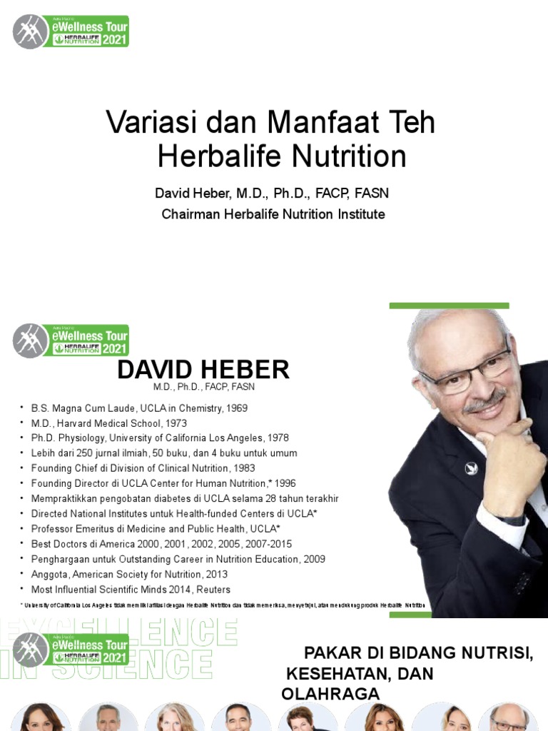 Variasi Dan Manfaat Teh Herbalife Nutrition: David Heber, M.D., PH.D ...