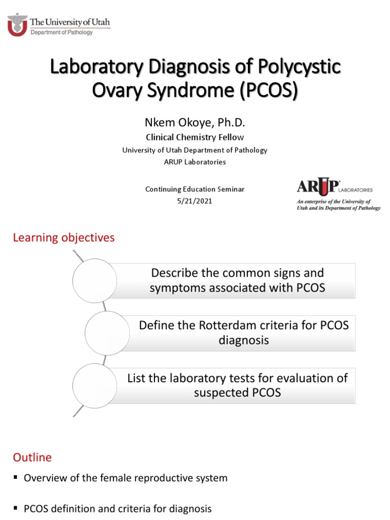 Laboratory Diagnosis of Polycystic Ovary Syndrome (PCOS) : Nkem Okoye ...
