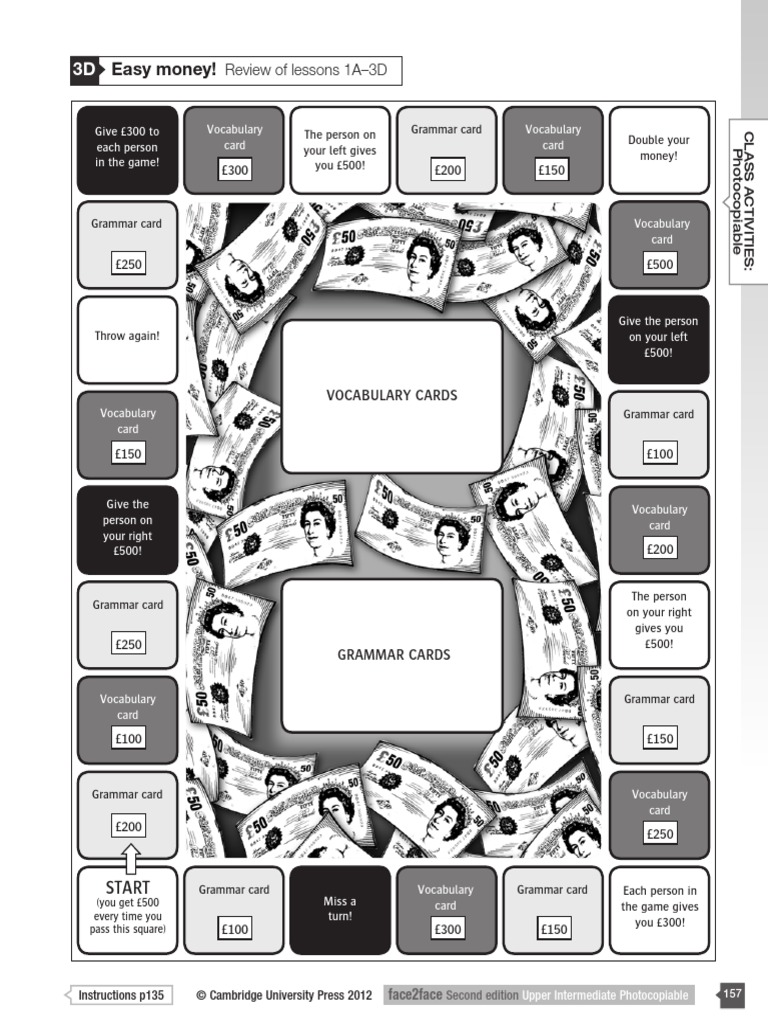 Easy Money!: Review of Lessons 1A-3D | PDF | Verb | Cognitive Science