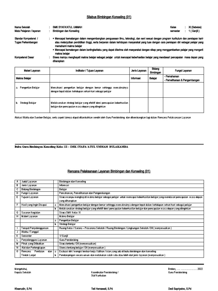 Silabus XI DEDI SYAUM Fix | PDF