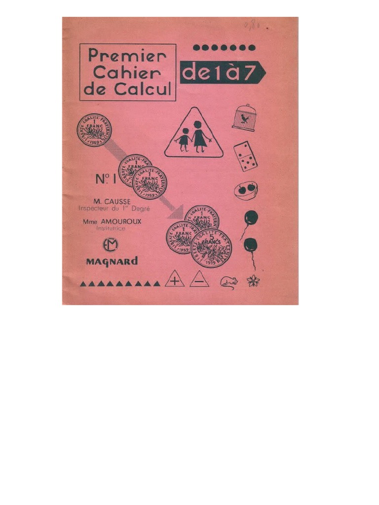 Cahier de calcul pour CP | PDF | Mathématiques | Science