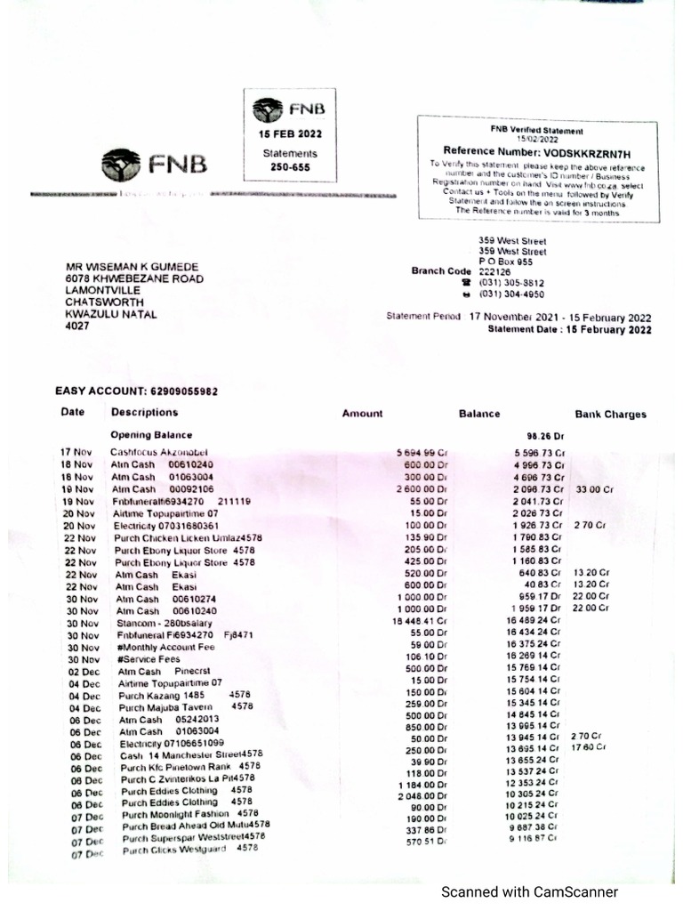 Wise Bank Statement | PDF