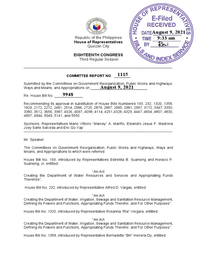 Department of Water Resources | PDF | Water Supply | Sustainability