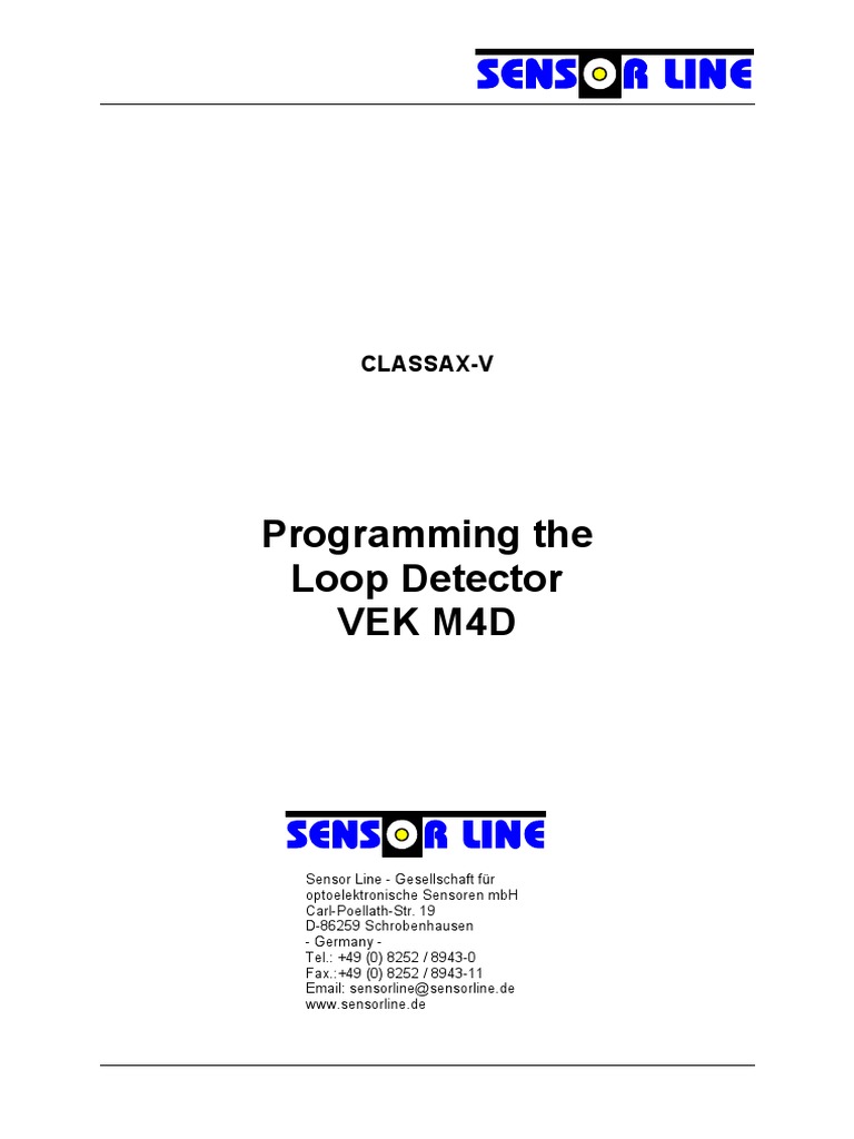 Programming Manual For Loop Detector | PDF | Computer Science | Computing