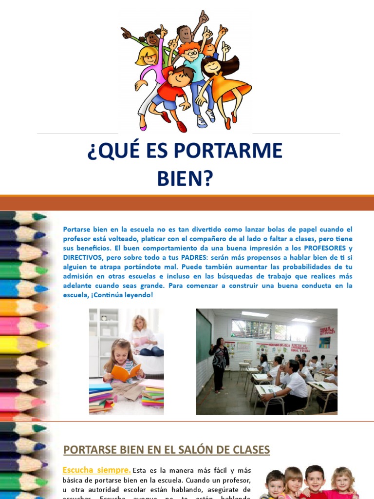 Que Es Portarse Bien | PDF
