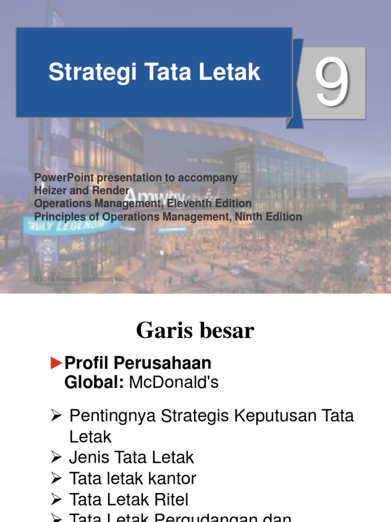Bab 9 - Strategi Tata Letak | PDF