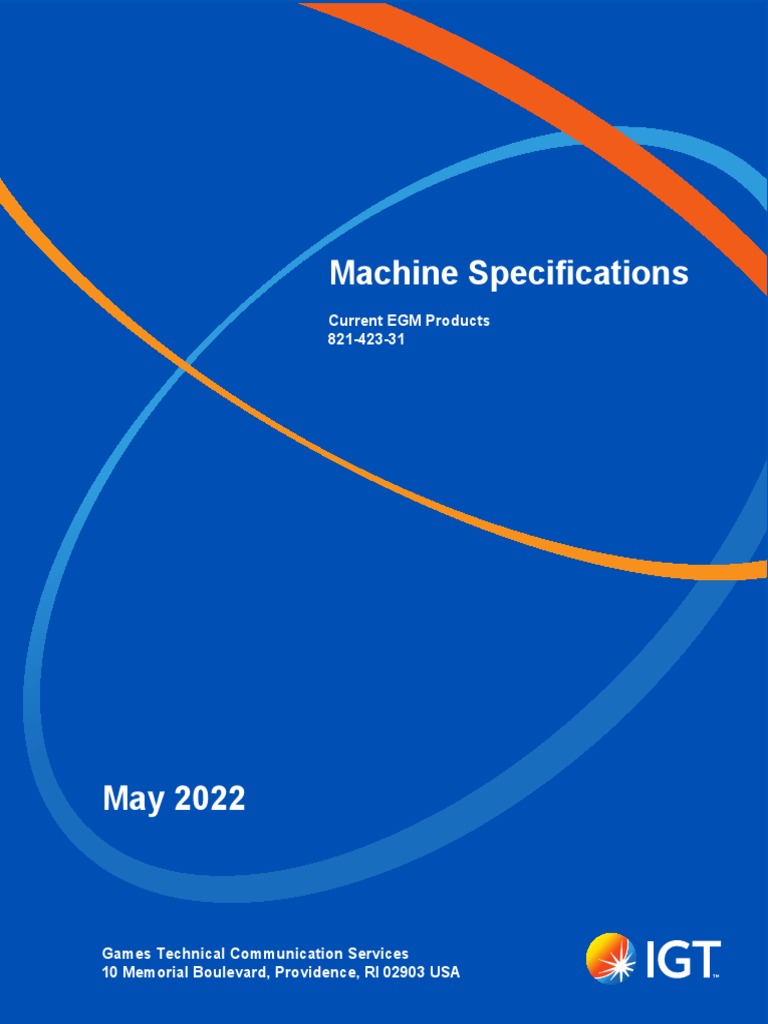 Electrical Specifications MachineSpecifications | PDF | Electrostatic ...