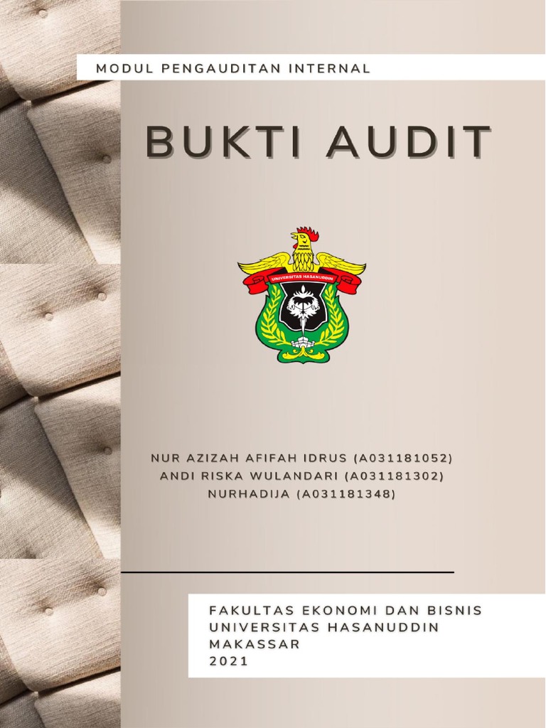 Modul Audit Internal Kelompok 1 Bukti Audit | PDF
