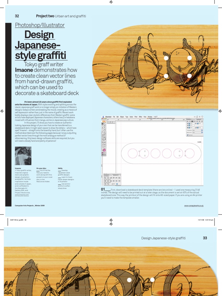 CAP118 Tut Graffiti | PDF | Adobe Photoshop | Texture Mapping