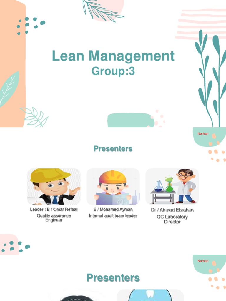 CM 05 - Lean Management - Final Presentation | PDF | Lean Manufacturing ...