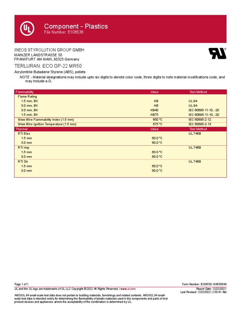 Terluran Eco GP-22 MR50 | PDF | Building Engineering | Materials