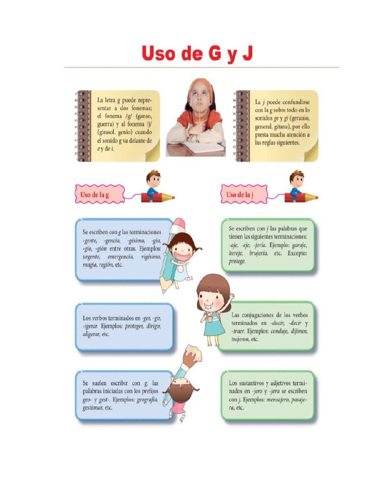 Uso de La G y J | PDF